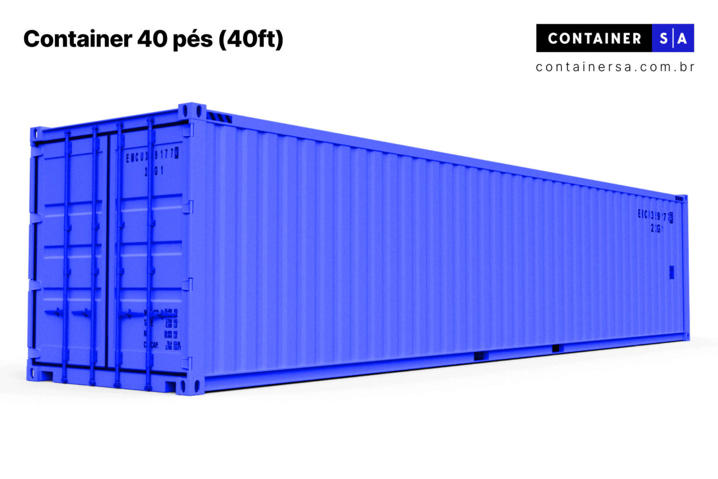 Container 40 Pés - Preço Direto de Fábrica - Container SA